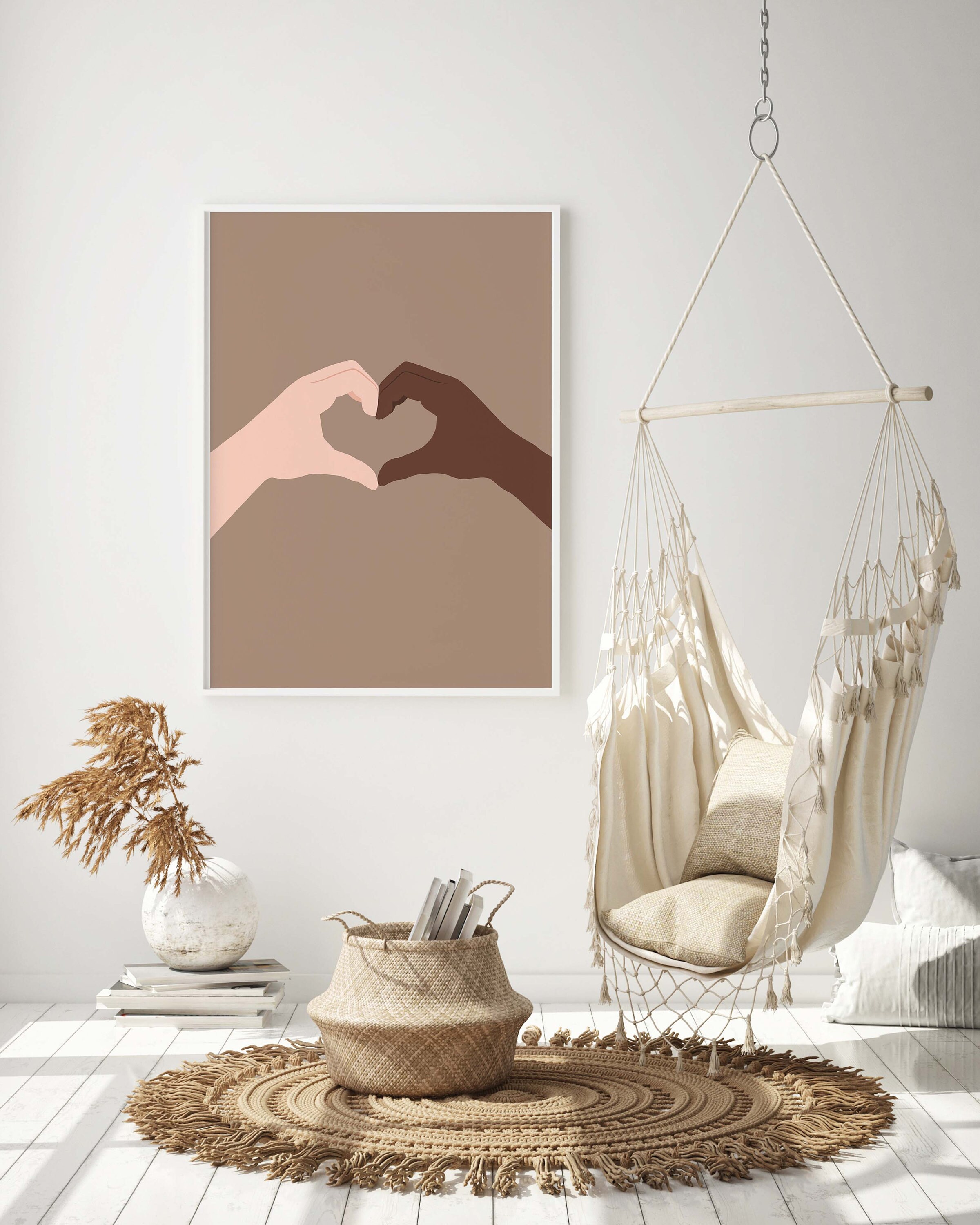 Love Wall Art Printable Poster Equality Illustration Home Decor Multi ...