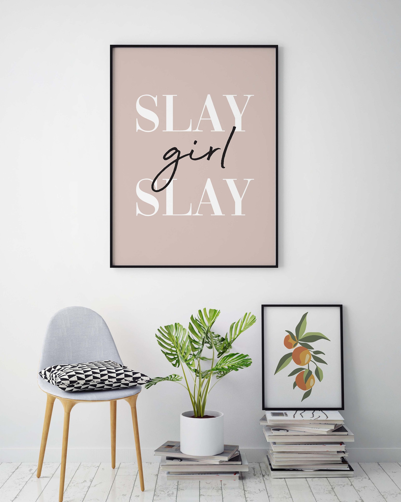Slay Girl Slay Art Print INSTANT DOWNLOAD Luxury Art Poster - Etsy