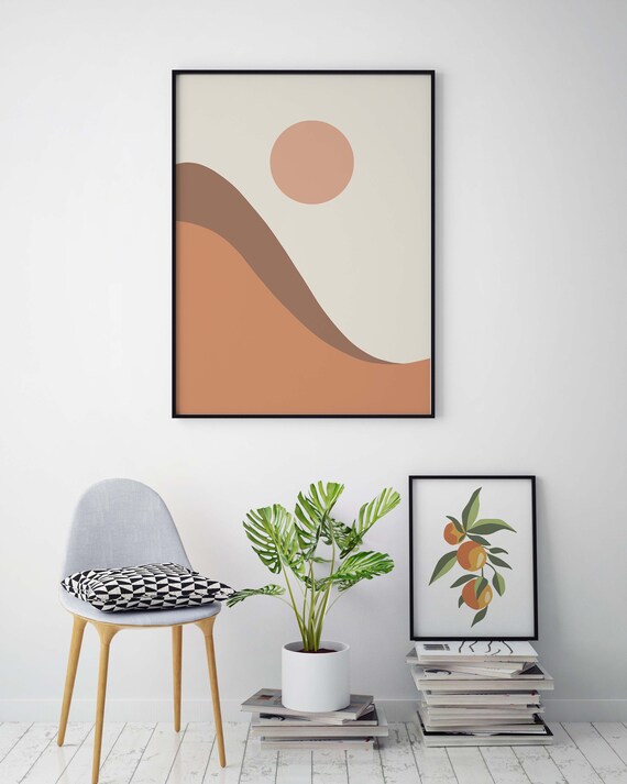 Sun Rising Over Mountains Wall Art INSTANT DOWNLOAD Sunrise | Etsy