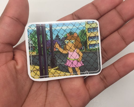 Dw Dora Winifred Read Arthur Sticker Social Media Stickers Etsy