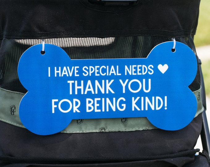 Henry's "be Kind" Sign for Special Needs Dogs - Etsy