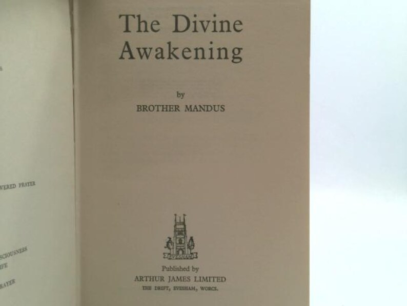 The Divine Awakening by Brother Mandus by Brother Mandus - Etsy