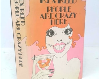 Vintage 1974 People Are Crazy Here Rex Reed First Edition Hardcover - Etsy