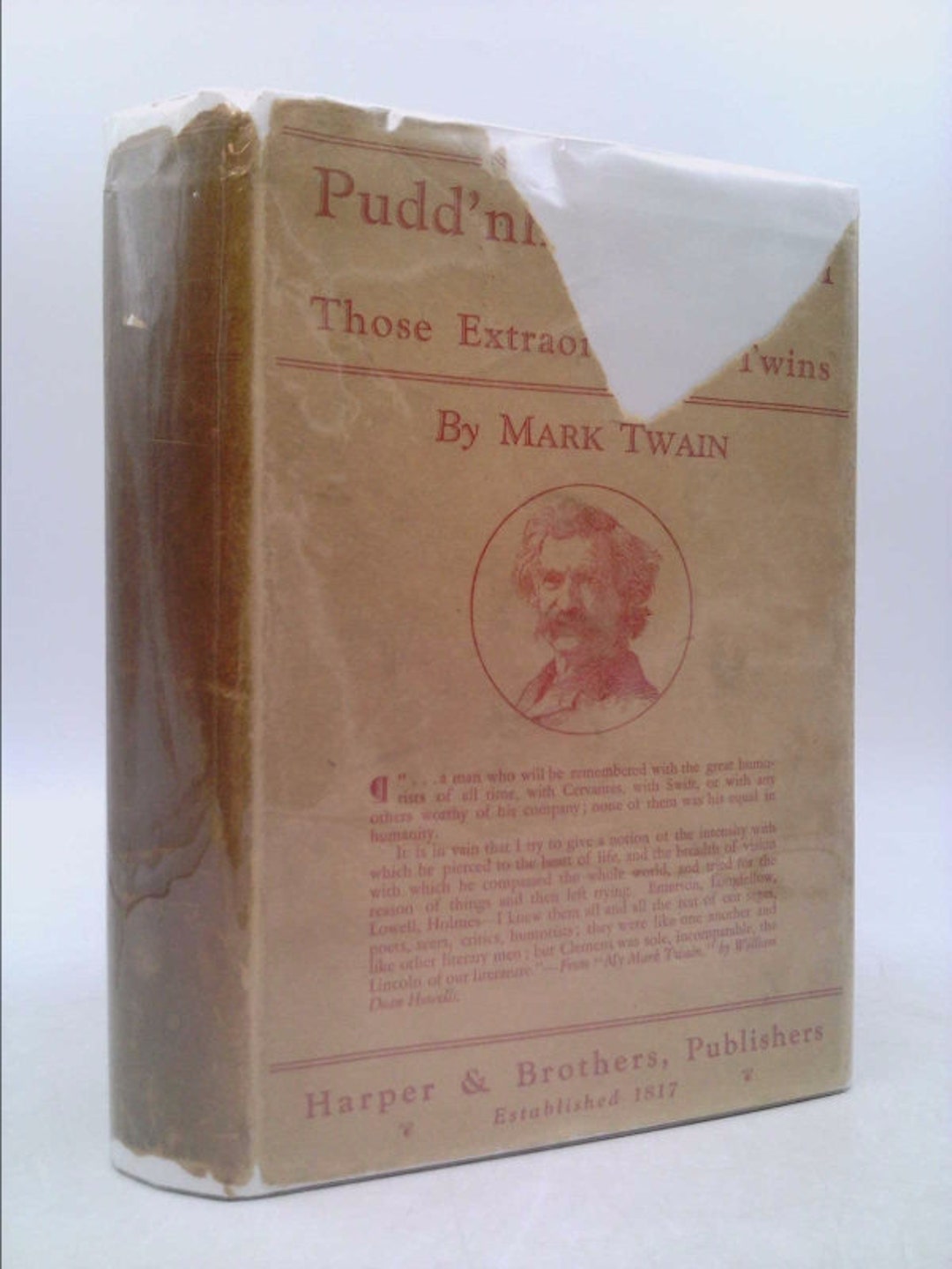 Pudd'nhead Wilson and Those Extraordinary Twins by Mark Twain - Etsy