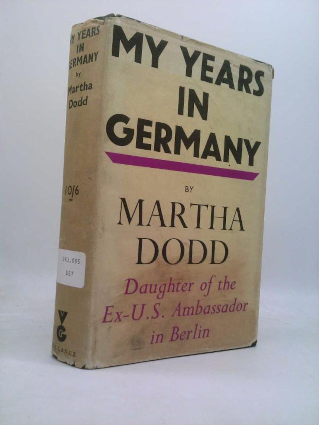 My Years in Germany by Martha Dodd - Etsy