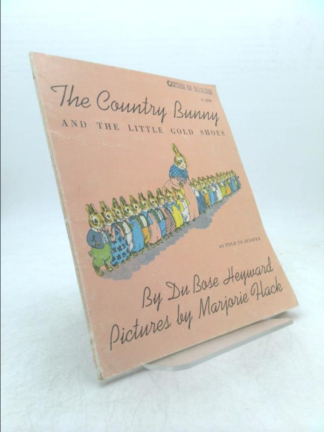 The Country Bunny and the Little Gold Shoes by Dubose Heyward - Etsy