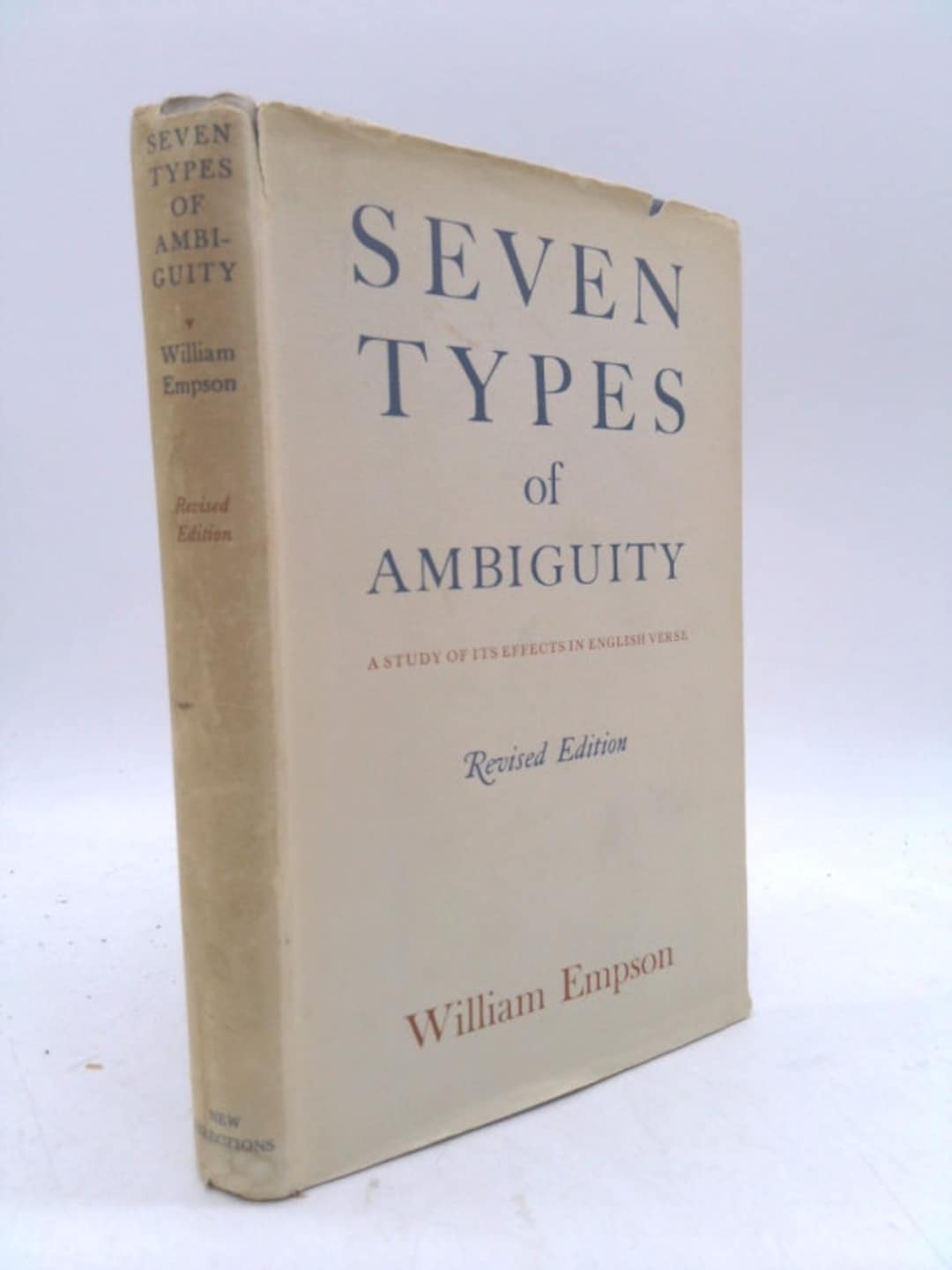 Seven Types of Ambiguity: A Study of Its Effects in English - Etsy