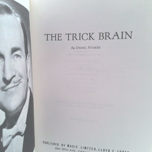The Trick Brain by Dariel Fitzkee - Etsy