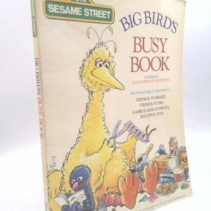 Big Bird's Busy Book Starring Jim Henson's Muppets by Michael Frith ...