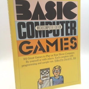 Basic Computer Games: Microcomputer Edition by David H. Ahl - Etsy