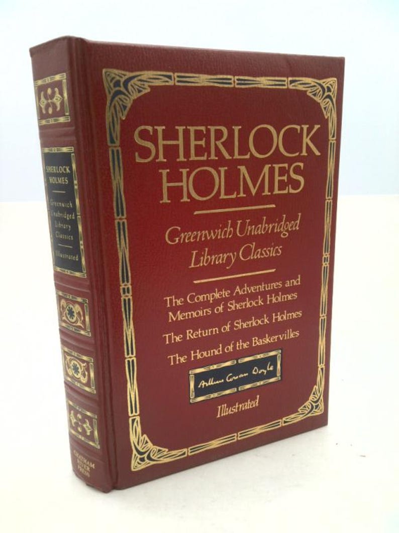 Gramercy Classics: Sherlock Holmes by Sir Arthur Conan Doyle - Etsy