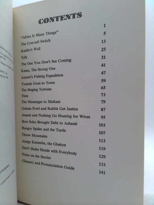 The Cow-tail Switch, and Other West African Stories by Harold ...