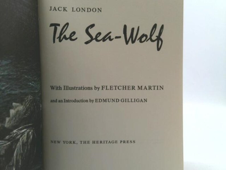 The Sea Wolf - Illustrations by Fletcher Martin - Introduction by ...