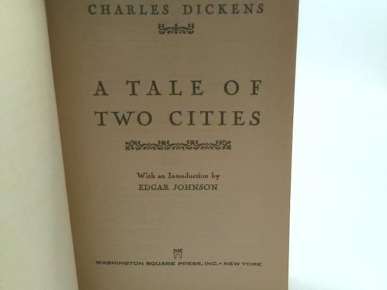 A Tale of Two Cities -washington Square Press # W222 by Unknown Author ...