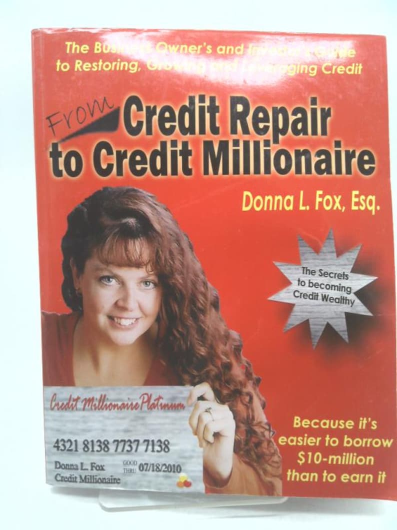 From Credit Repair to Credit Millionaire by Donna L. Fox - Etsy
