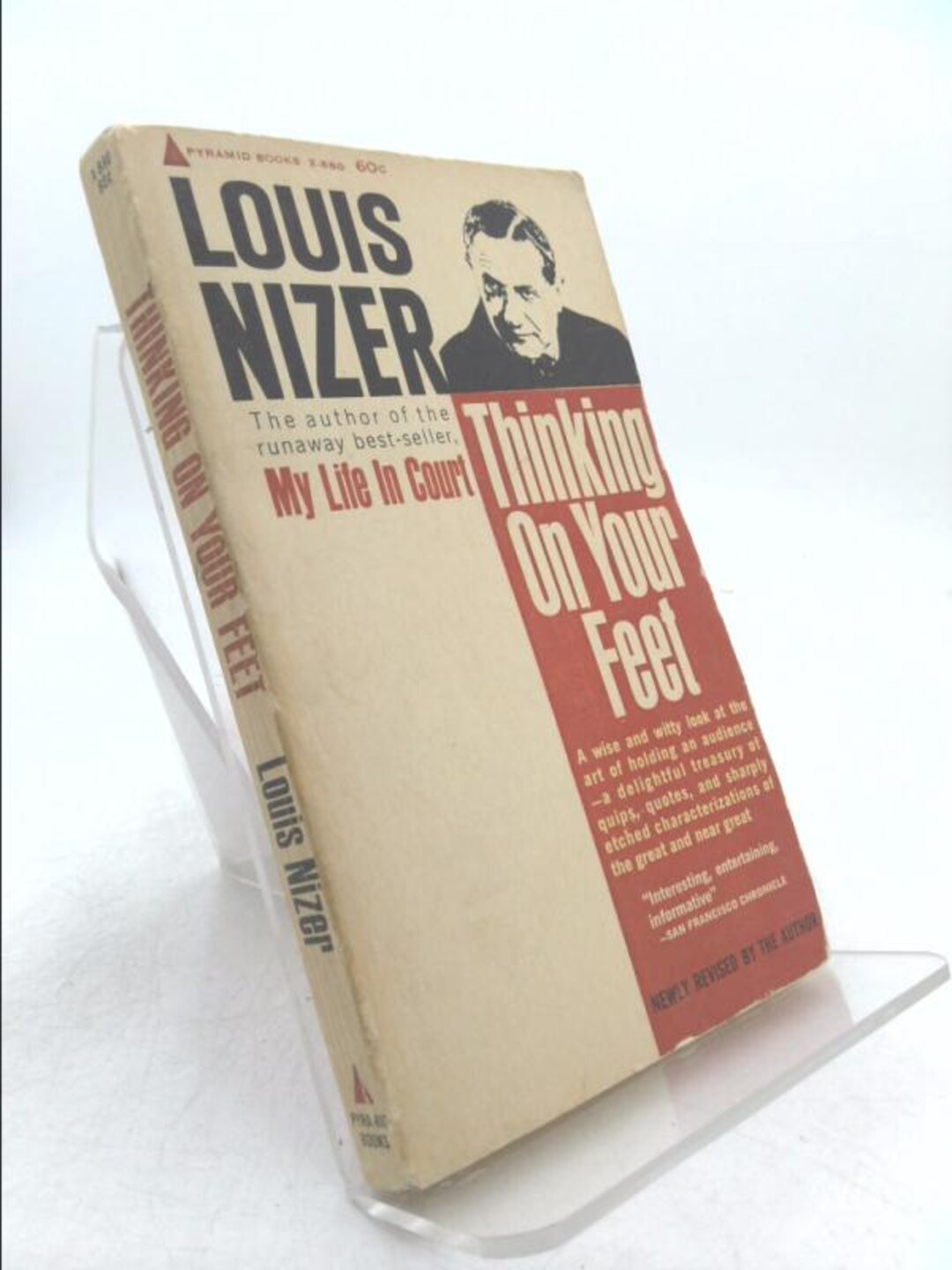 Thinking on Your Feet pyramid Books by Louis Nizer - Etsy