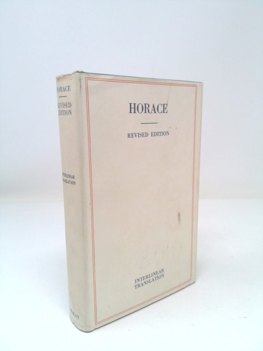 The Complete Works of Horace classic Interlinear - Etsy