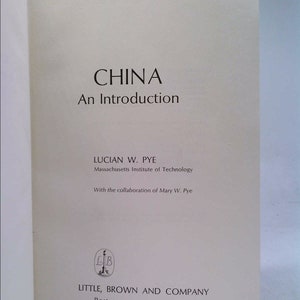China : an Introduction by Lucian W Pye - Etsy