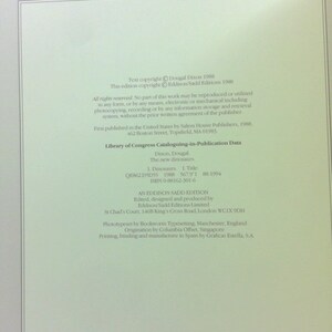 The New Dinosaurs: an Alternative Evolution by Dougal Dixon - Etsy