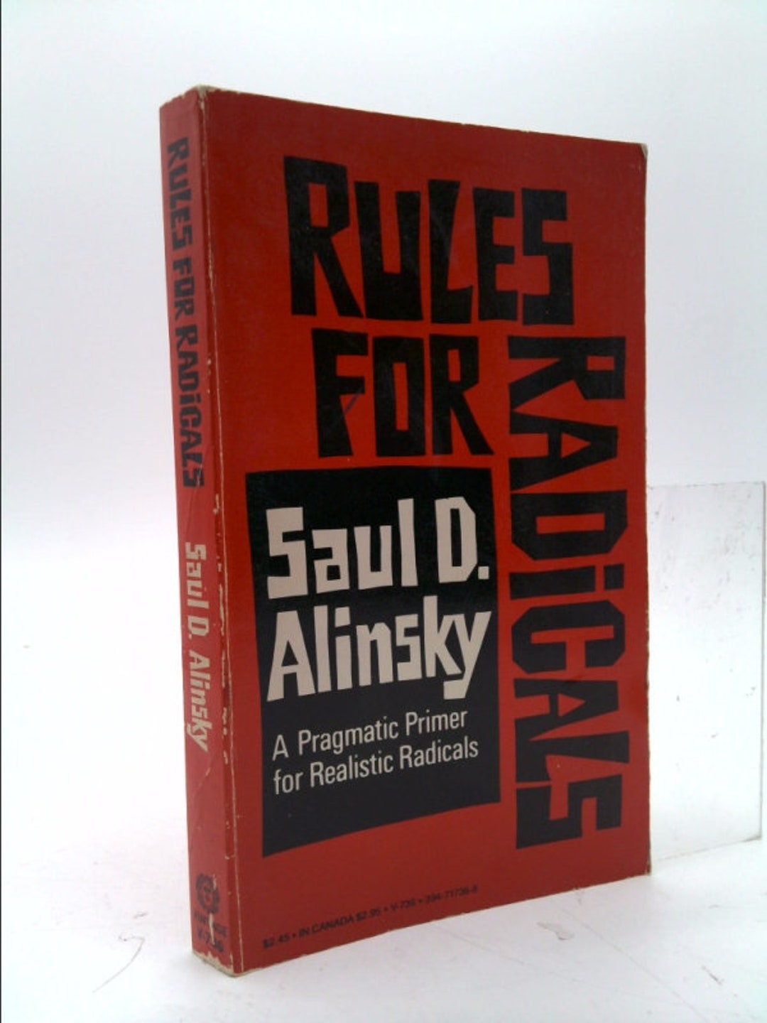 Saul D. Alinsky Rules for Radicals 1972 Vintage Books, Paperback First ...
