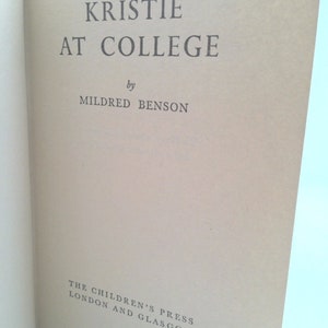 Kristie at College by Mildred Benson - Etsy