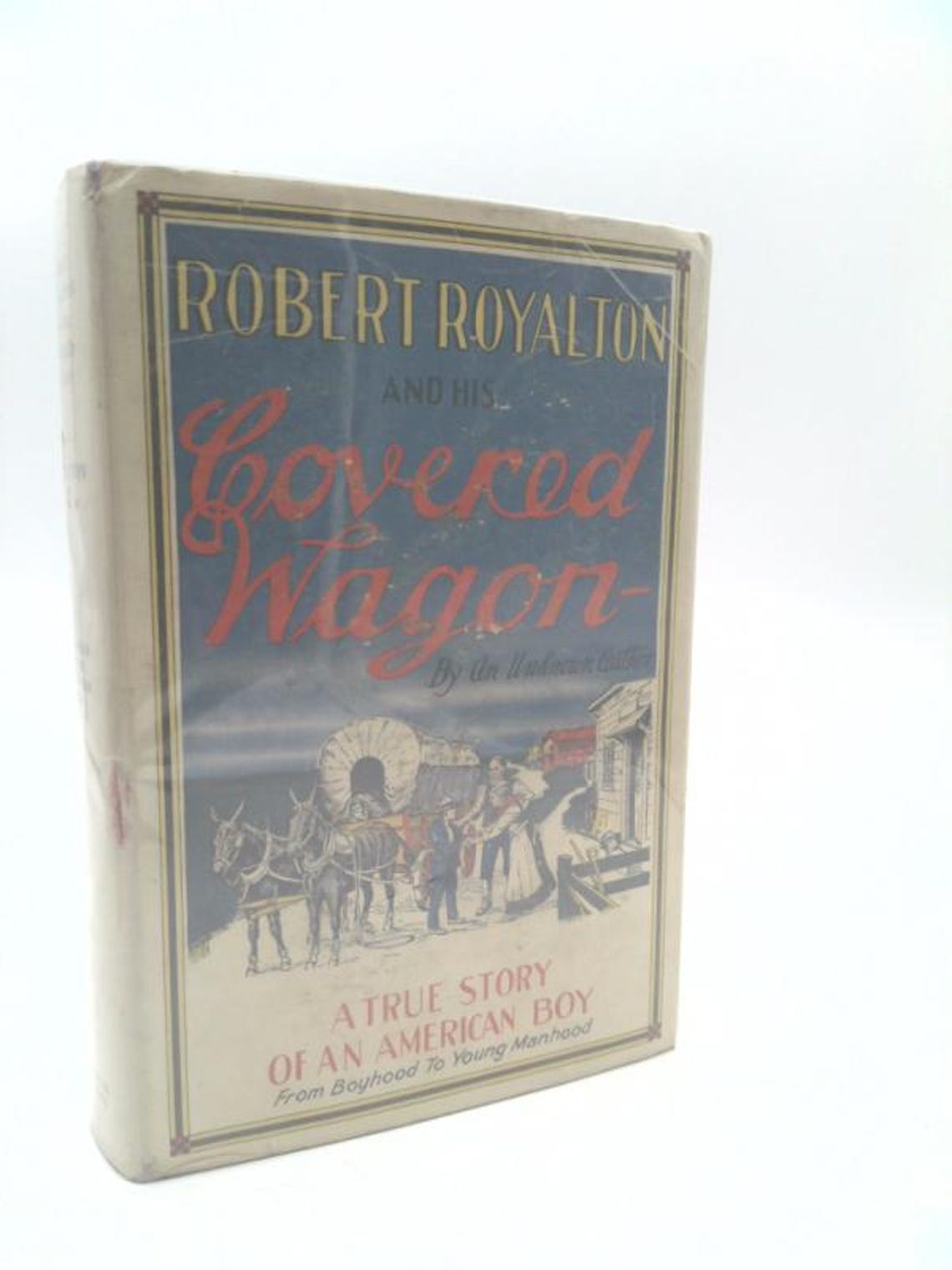 Robert Royalton and His Covered Wagon by John Jay LEIGHTON - Etsy
