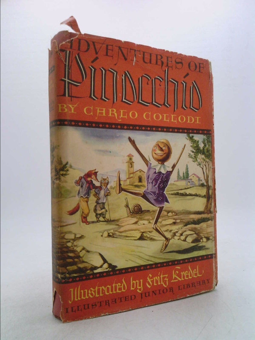 The Adventures of Pinocchio, Illustrated Junior Library, Copyright 1946 ...