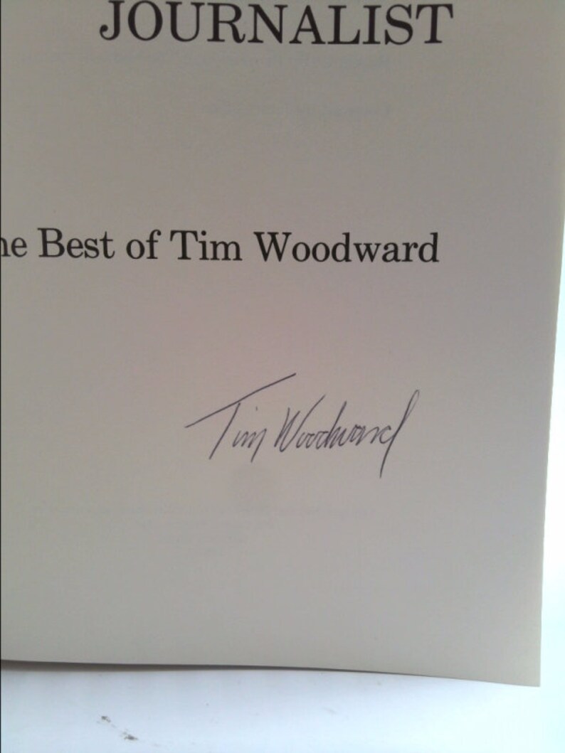 Shirttail Journalist: the Best of Tim Woodward by Tim Woodward - Etsy
