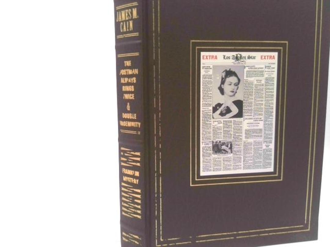 The Postman Always Rings Twice and Double Indemnity by James M. Cain - Etsy
