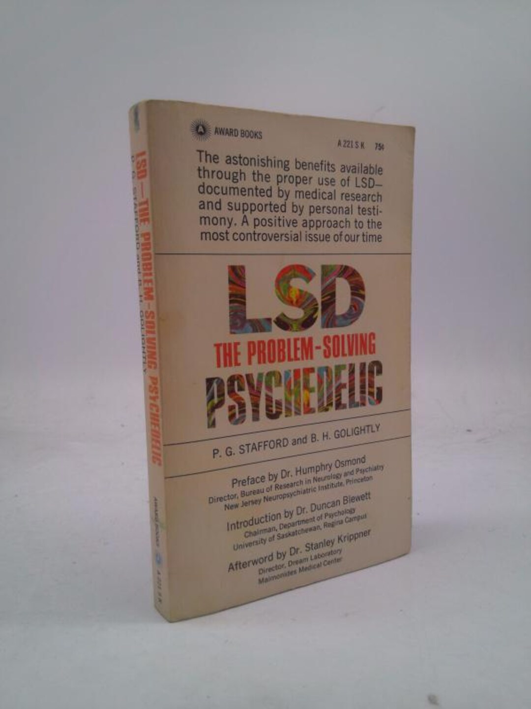 Lsd, the Problem-solving Psychedelic by P G Stafford - Etsy