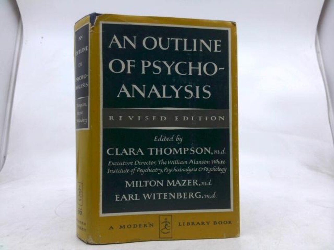 An Outline of Psycho-analysis - Etsy