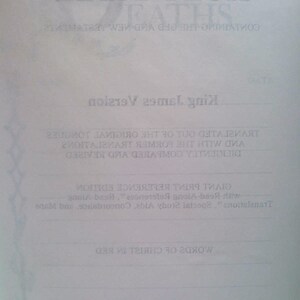 Holy Bible,kjv, Giant Print, Red Letter Edition, Concordance Leather ...