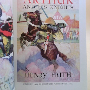 King Arthur and His Knights by Henry Frith - Etsy