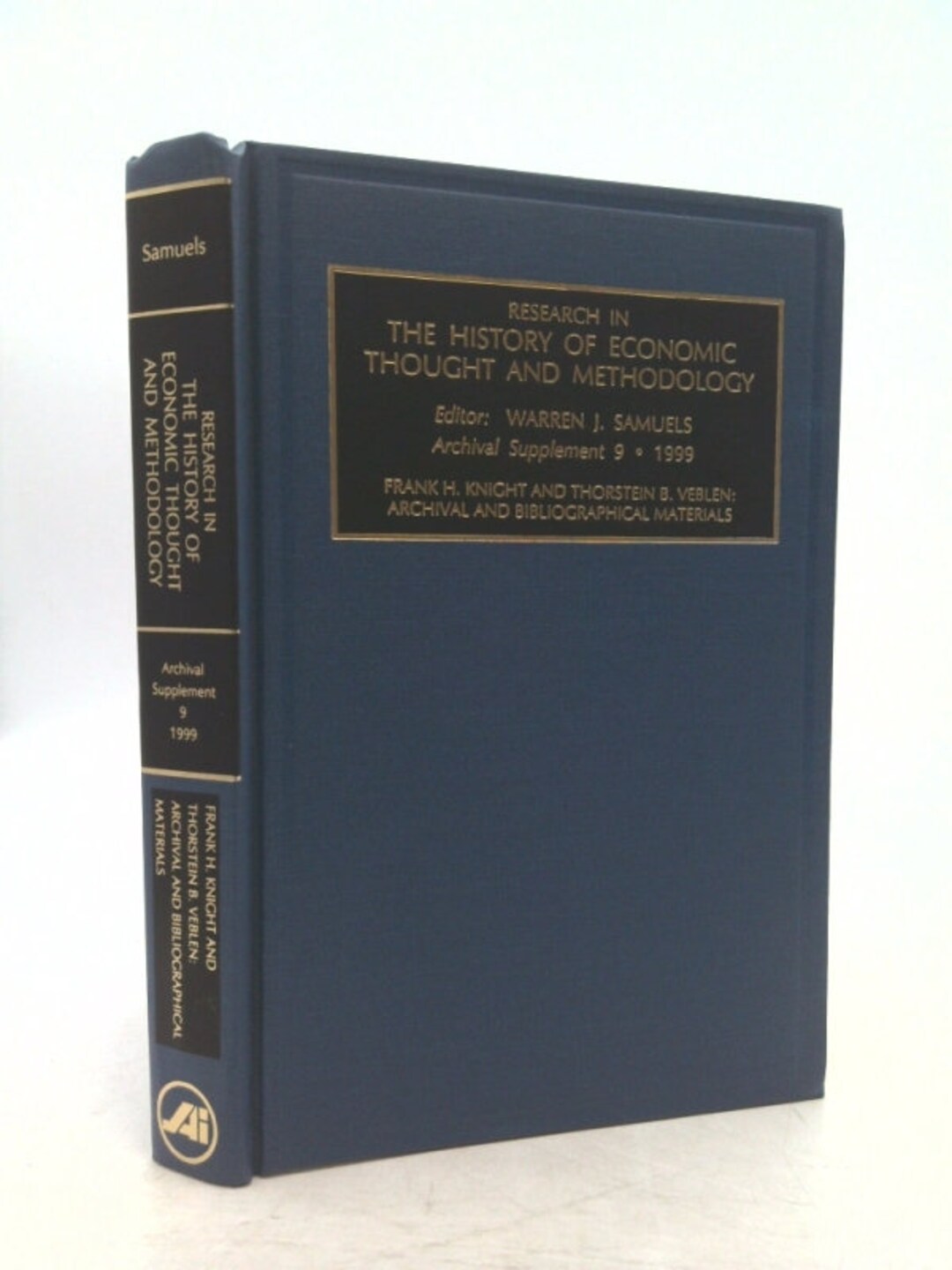 Frank H. Knight and Thornstein B. Veblen: Archival and Bibliographical ...