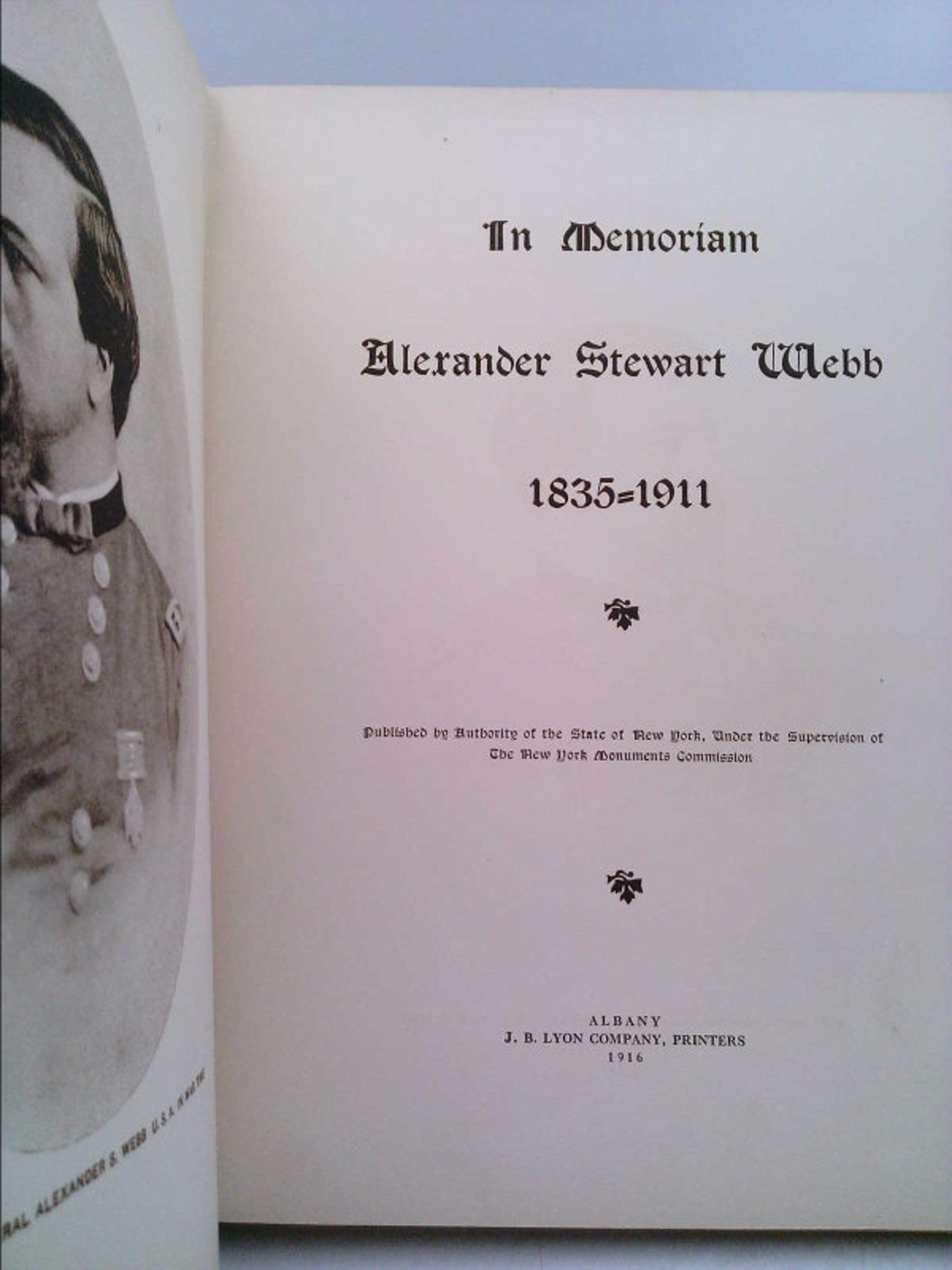 In Memoriam Alexander Stewart Webb 1835-1911 webb and His - Etsy