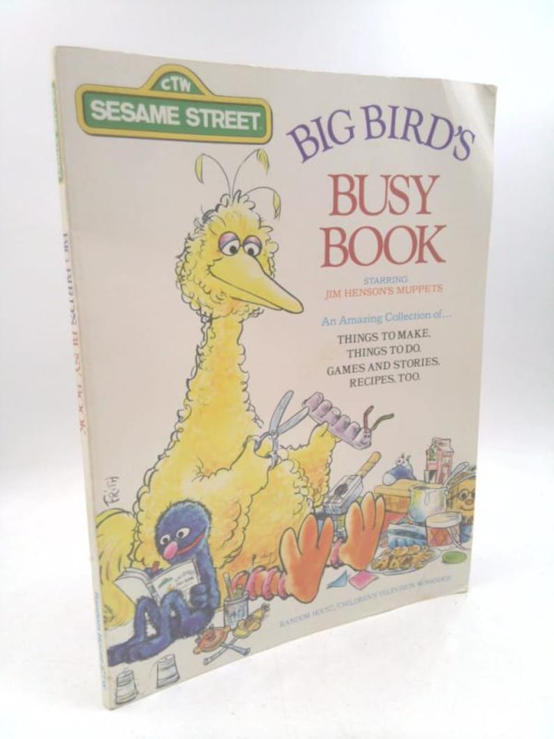 Big Bird's Busy Book Starring Jim Henson's Muppets by Michael Frith ...