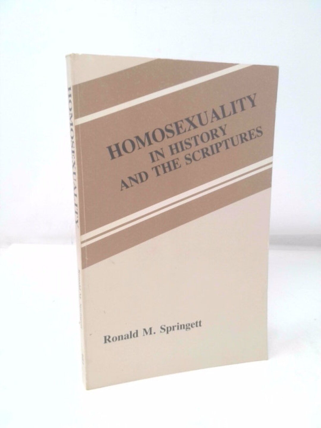 Homosexuality in History & the Scriptures by Ronald M. Springett - Etsy