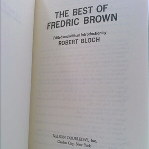 The Best of Fredric Brown by Frederic Brown - Etsy