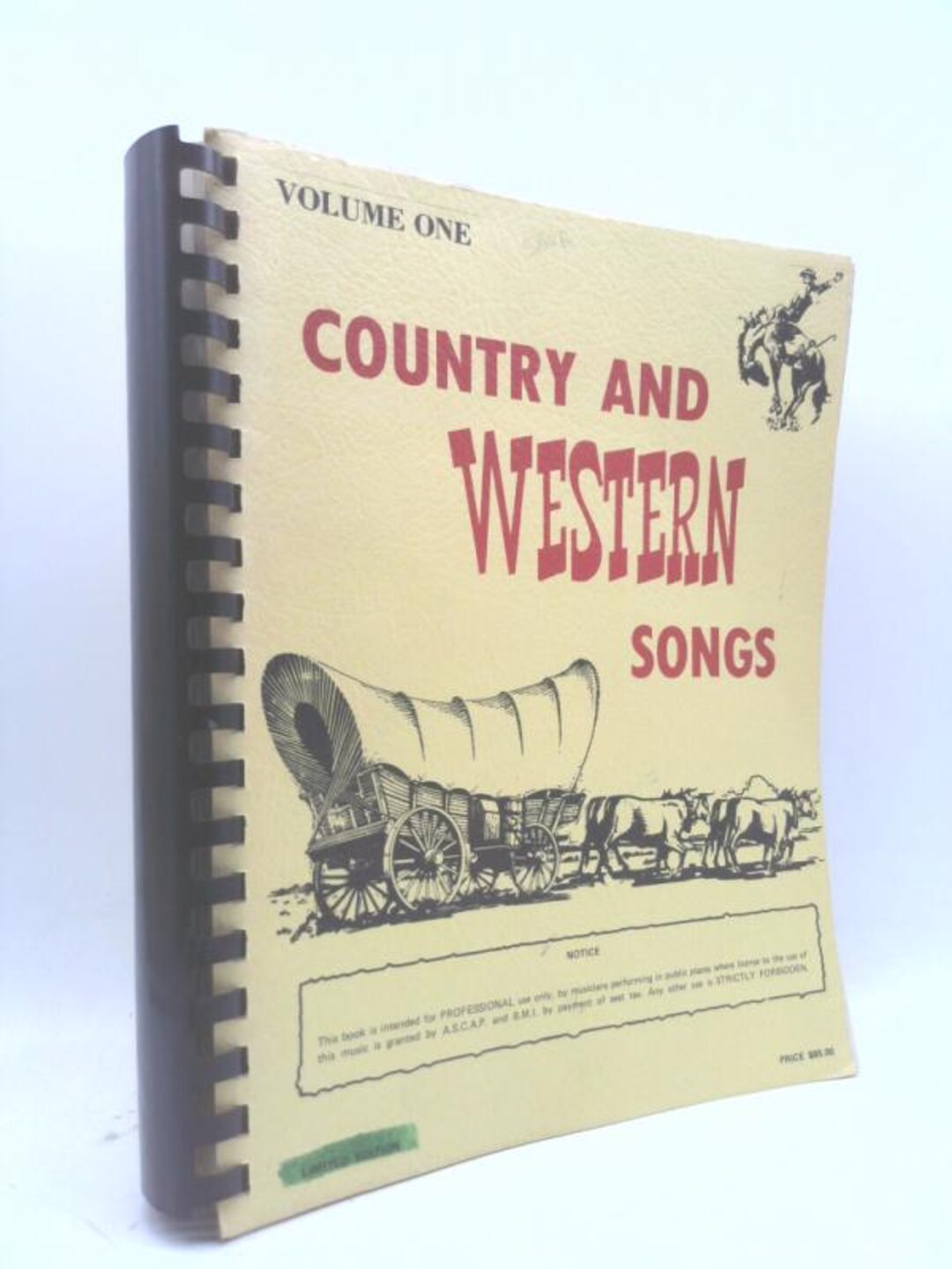 Volume One of Country and Western Songs by Limited Edition Undated - Etsy