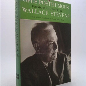 Opus Posthumous by Wallace Stevens - Etsy