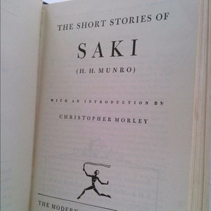 The Short Stories of Saki (modern Library) by H. H. Munro - Etsy