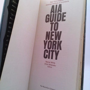 Aia Guide to New York City by Norval White and Elliot Willensky editors ...