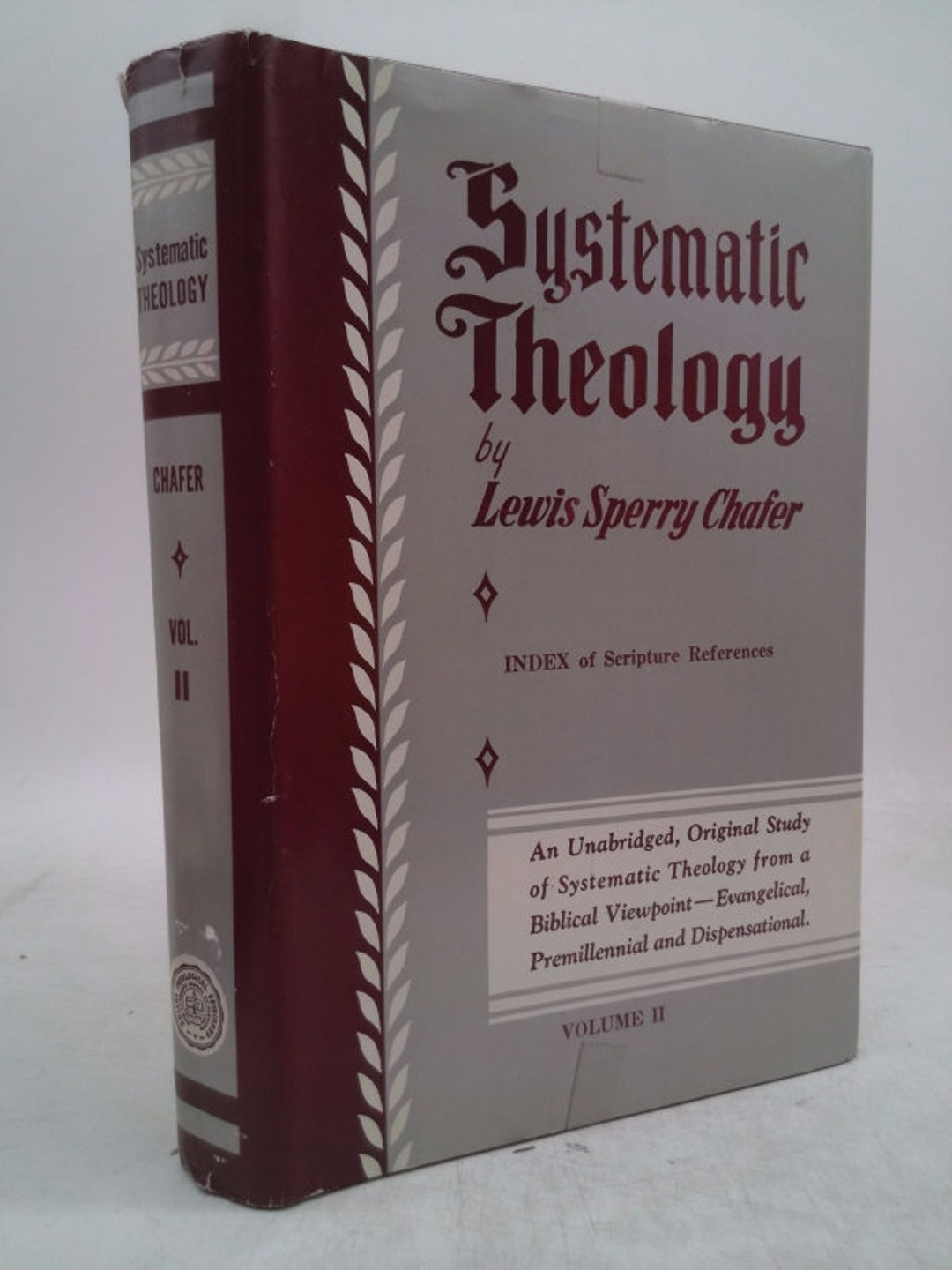 Systematic Theology Volume Ii(angelology, Anthropology) (volume Ii) by ...