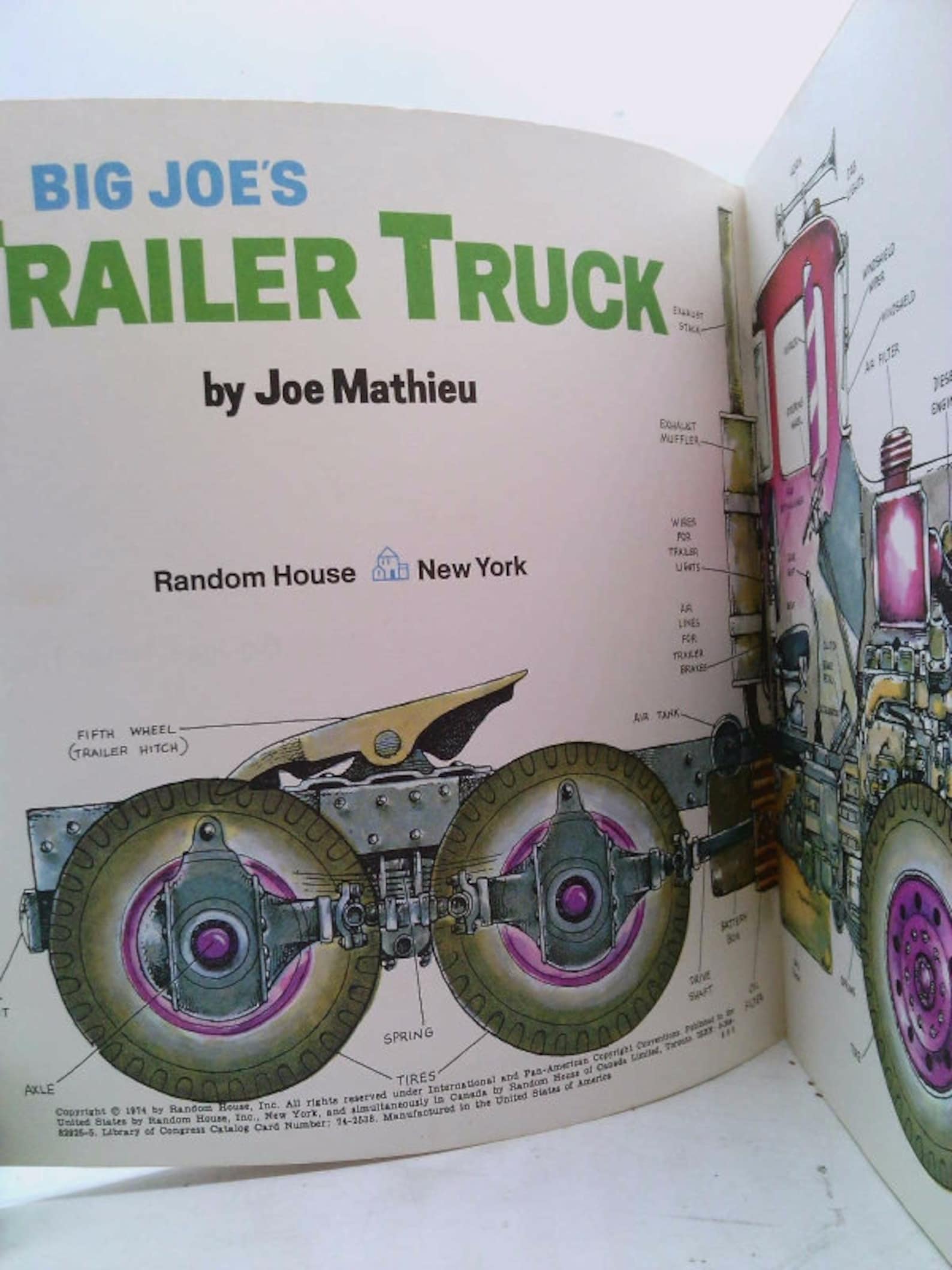 Big Joe's Trailer Truck: Reissue by Joe Mathieu - Etsy