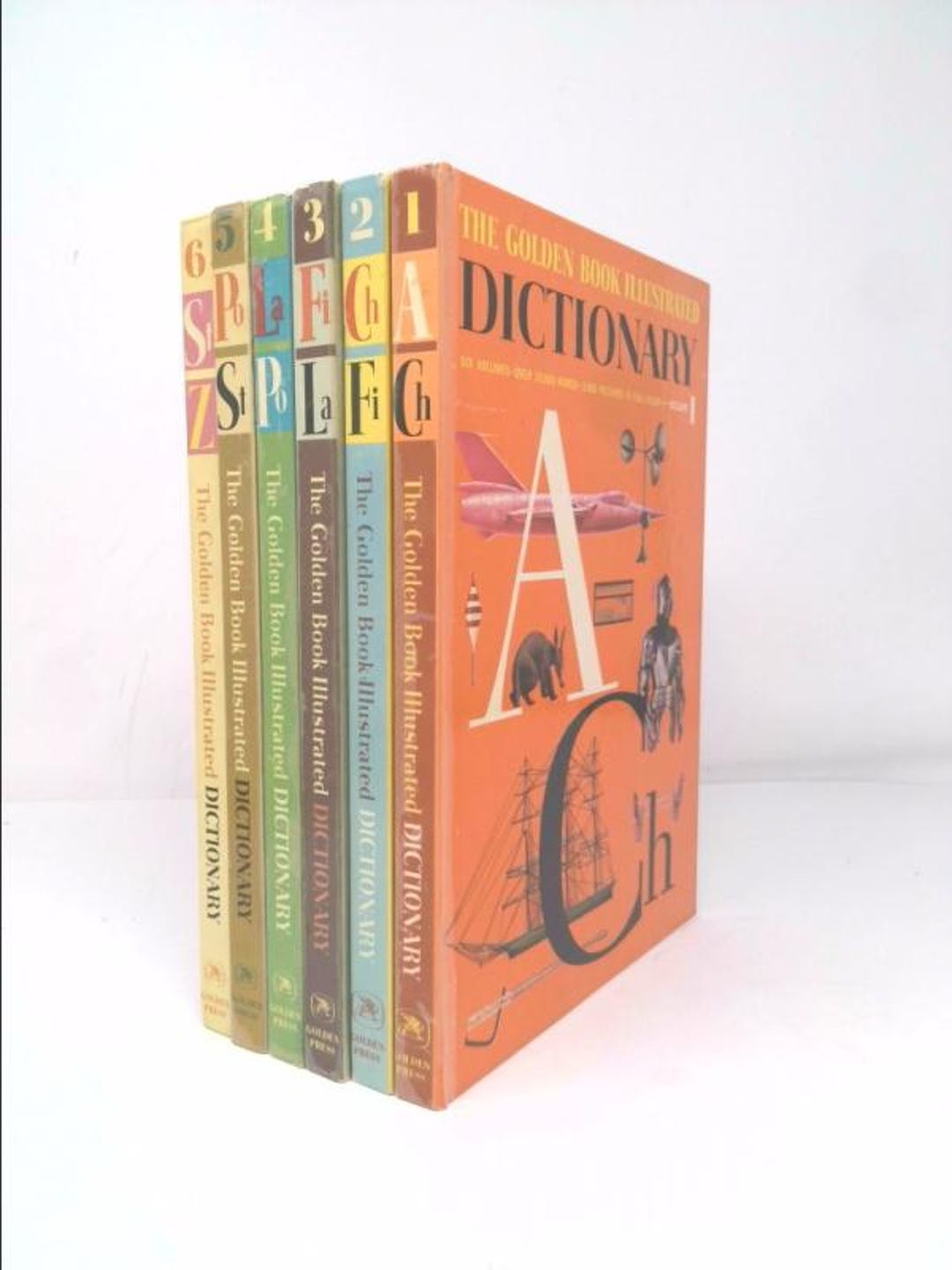 The Golden Book Illustrated Dictionary: 6 Volumes Complete by Stuart A ...