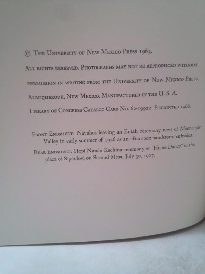 Navaho Trading Days/ a Remarkable Narrative With 318 Rare Photographs ...