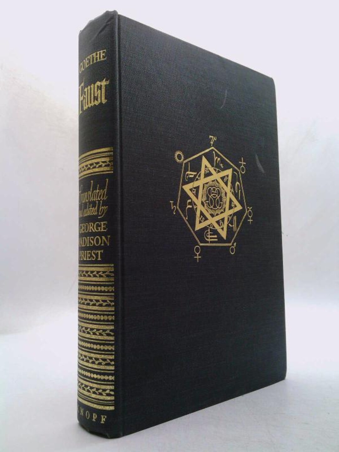 Faust. Parts One and Two. Trans. and Ed. by George Madison Priest by ...