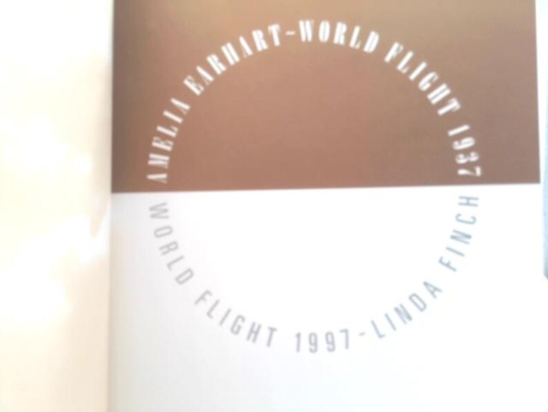 Amelia Earhart-world Flight 1937, World Flight 1997-linda Finch by Paul ...