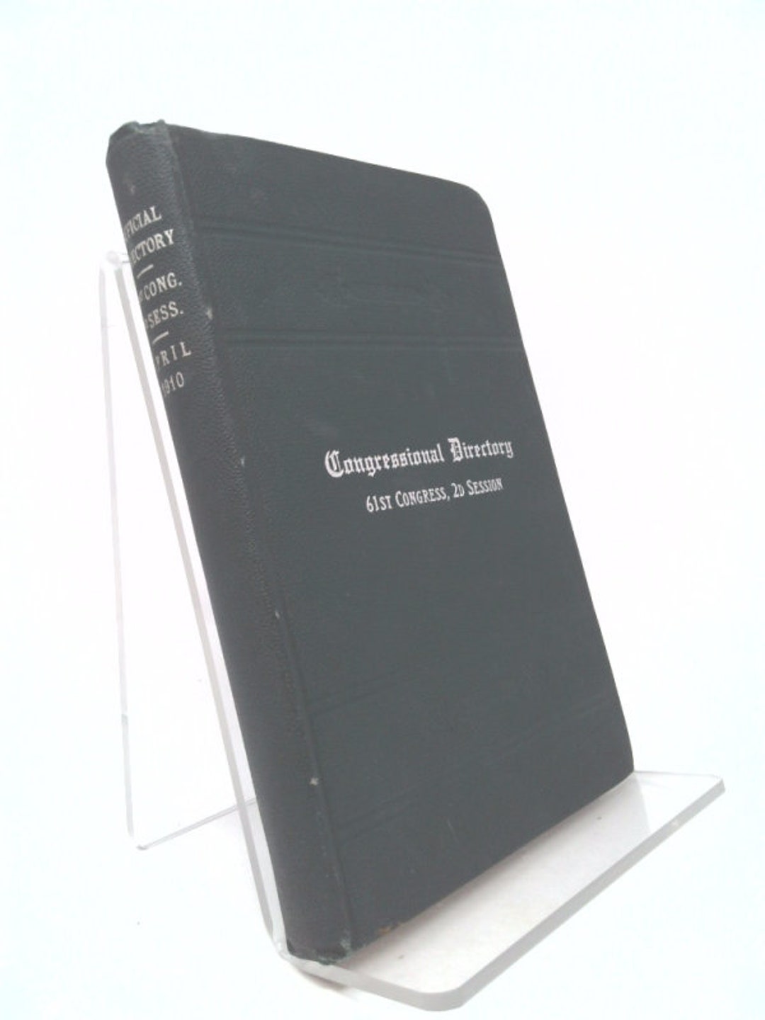 Official Congressional Directory 61st Congress 2D Session, Beginning ...