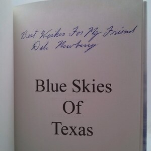 The Blue Skies of Texas by Waylon A. Lyons - Etsy